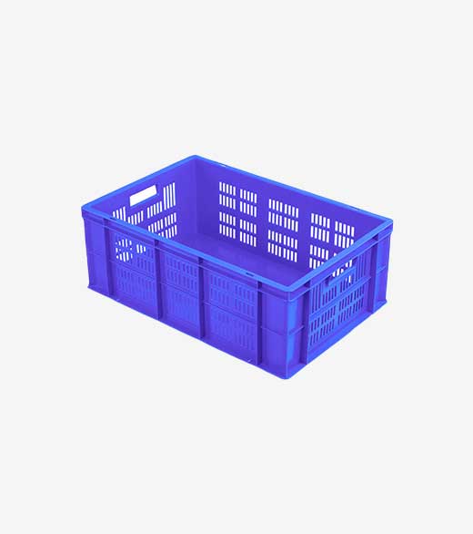 Supreme's Side Perforated Bottom Closed | Plastic Crates 600X400 SERIES