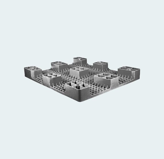 9 Leg Plastic Pallets for Industrial Use | Supreme