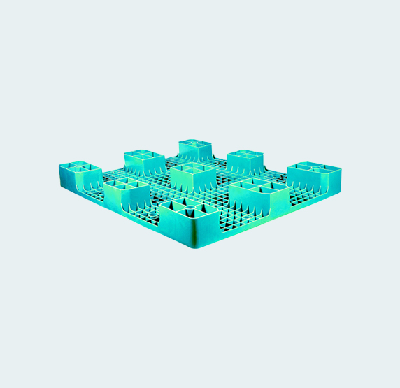 9 Leg Plastic Pallets for Industrial Use | Supreme